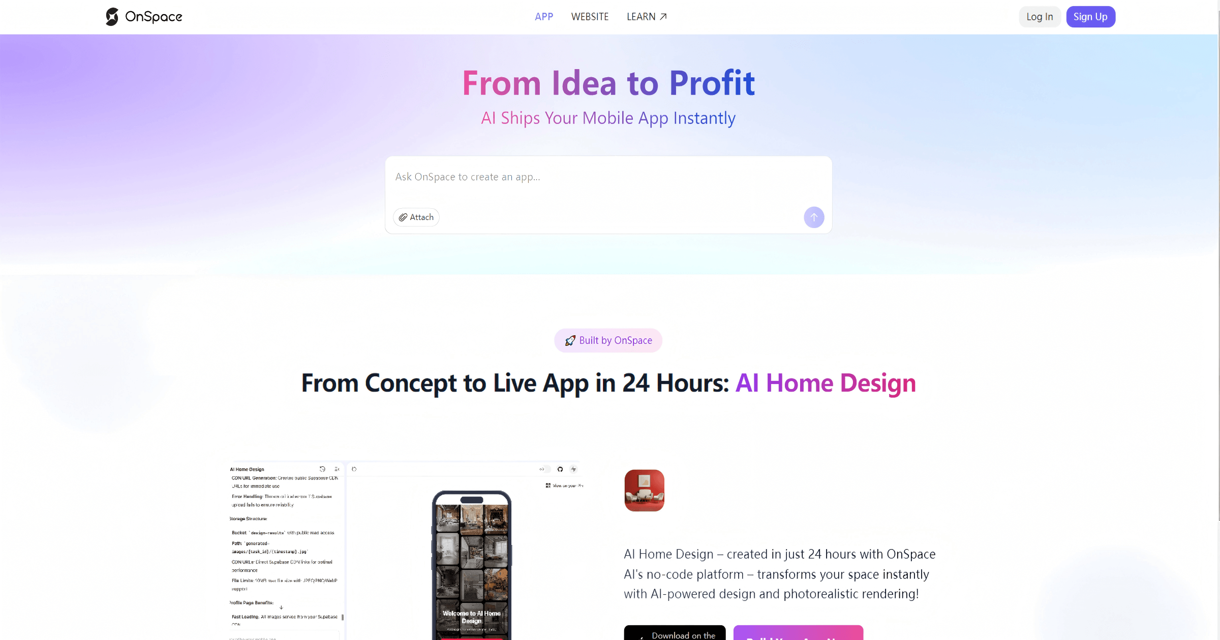 OnSpace AI Leading No Code AI App Builder OnSpace AI Leading No Code AI App Builder